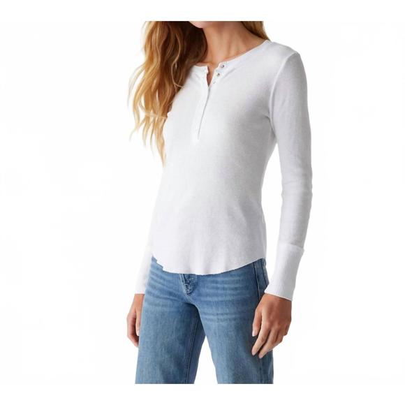Michael Stars | Tops | New Michael Stars Womens Regan Thermal Henley ...